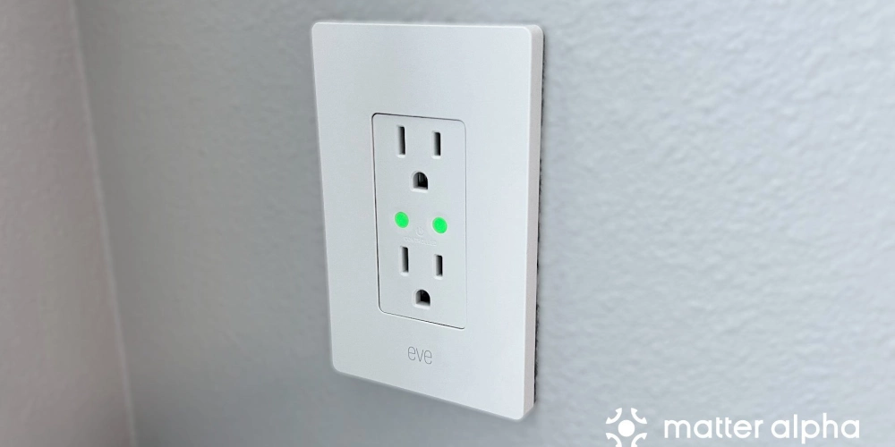 Eve Energy Outlet Review: Automation You Can't See | Matter Alpha