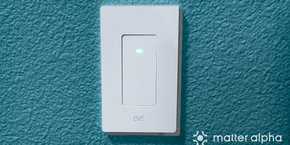 Eve Light Switch Review: A Smart and Stylish Switch With a Little Extra Baggage | Matter Alpha
