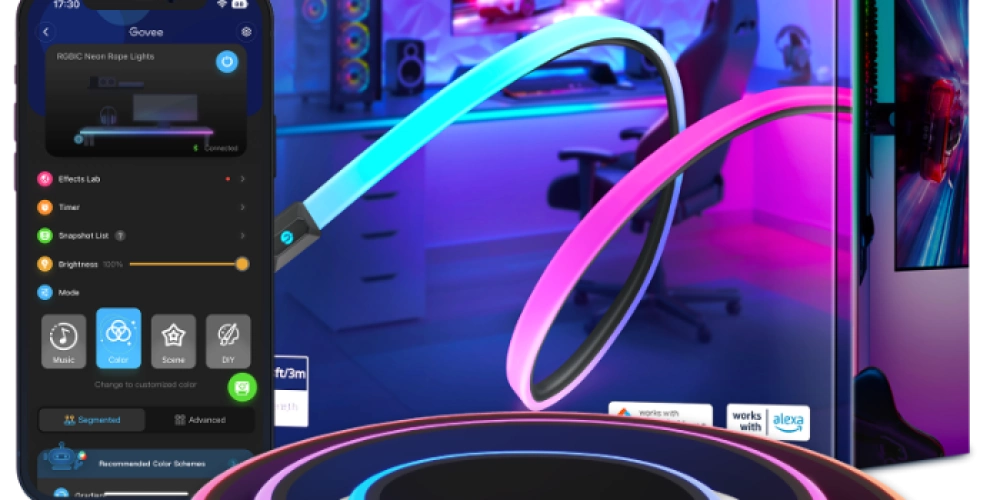 Govee RGBIC Neon Rope Light for Desks Information, Specification, News ...