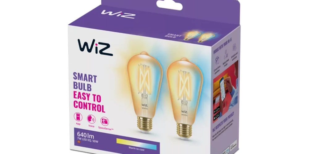 WiZ ST64 Filament 50W E27 Amber Information, Specification, News & More | Matter Alpha
