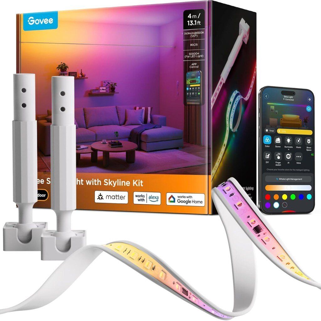 Govee Strip Light with Skyline Kit (4m / 13.1ft) Information ...
